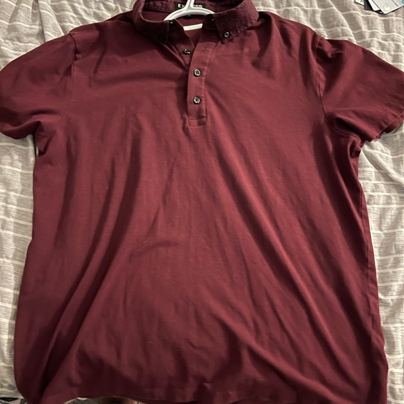 Express | Shirts | Red Express Polo Shirt | Poshmark